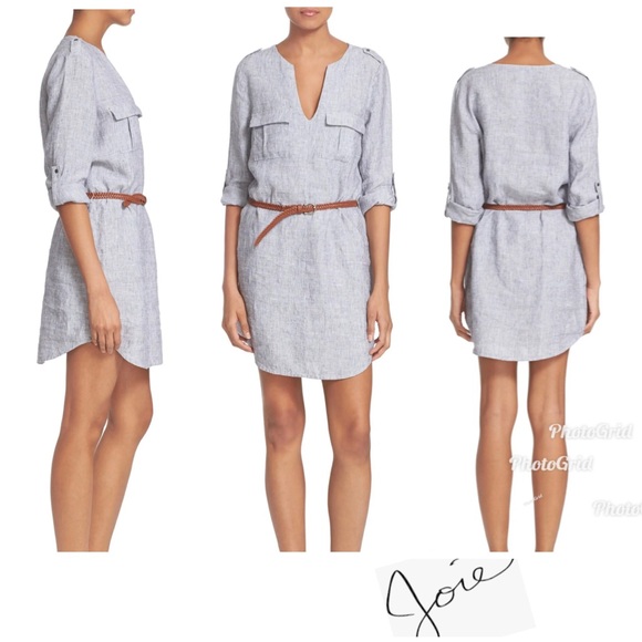 Joie | Dresses | Joie Linen Shirt Dress | Poshmark